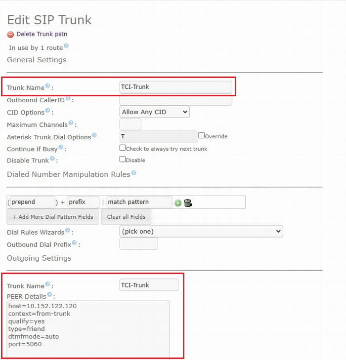 راه اندازی سیپ ترانک مخابرات روی ایزابل - تیما شبکه